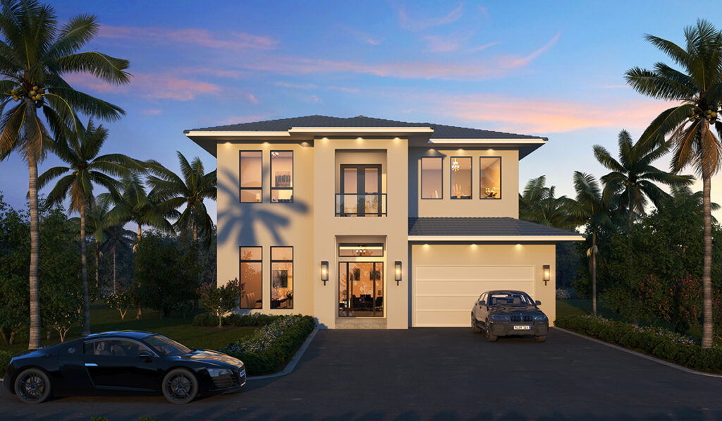 Modern Style House Plan - 5 Beds, 6 and 1/2 Baths, 6,240 Sq/Ft Plan ...