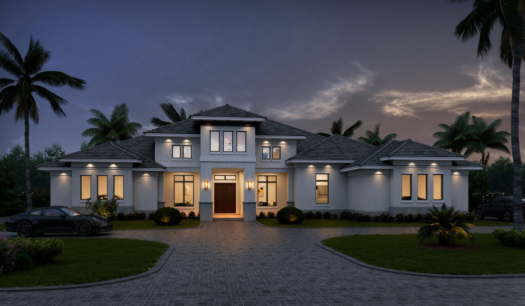 Anna - Coastal and Contemporary Style House Plan - A2D House Plan