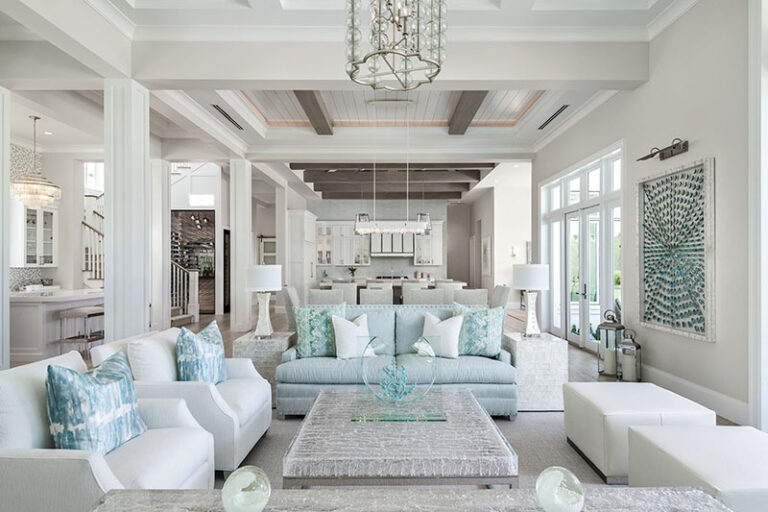 Coastal and Contemporary Style House Plan - 7 Beds 8 and 1/2 Baths ...