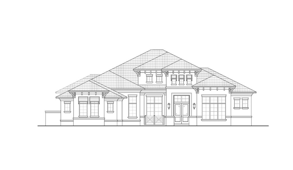Modern and BWI Style House Plan - 4 Beds, 5 and 1/2 Baths, 4,239 Sq/Ft ...