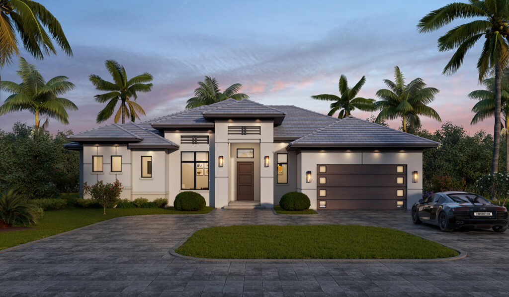 Modern Style House Plan - 5 Beds, 6 and 1/2 Baths, 6,240 Sq/Ft Plan ...